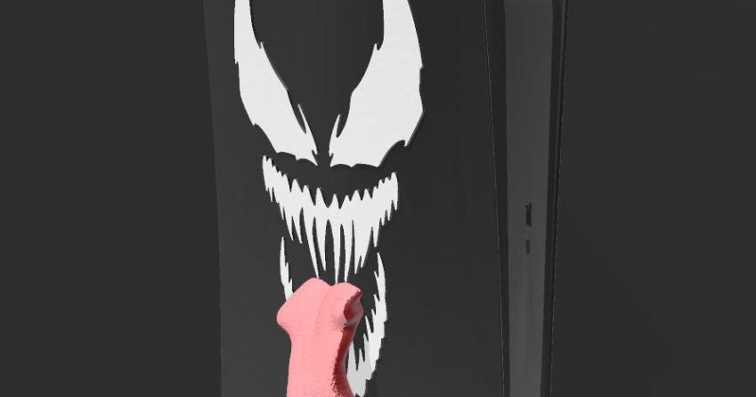Venom PS5 Custom Hefesto 3D Front And Back Plate by Huf | Printables Store