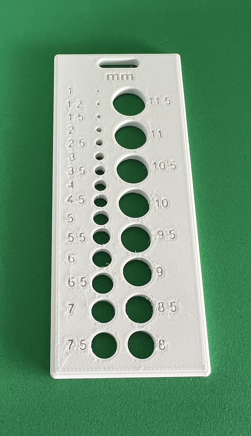 Drilling Tool, Metric Hole, 23 Holes by C Model | Download free STL ...