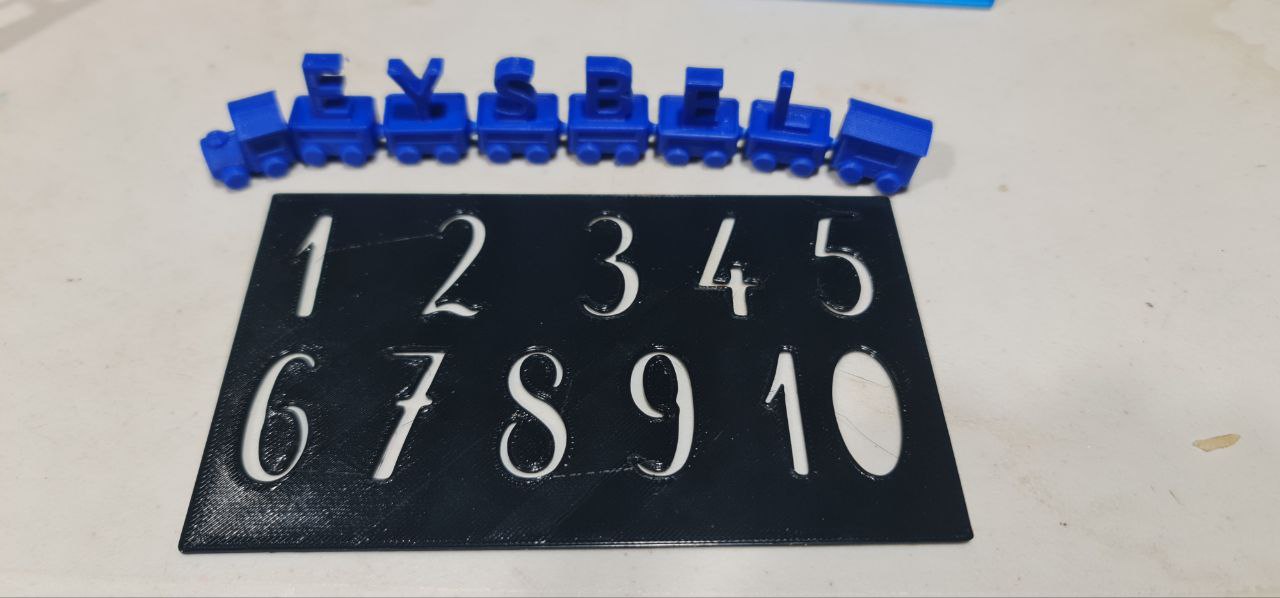 Stencil Numbers by Rsanjur | Download free STL model | Printables.com