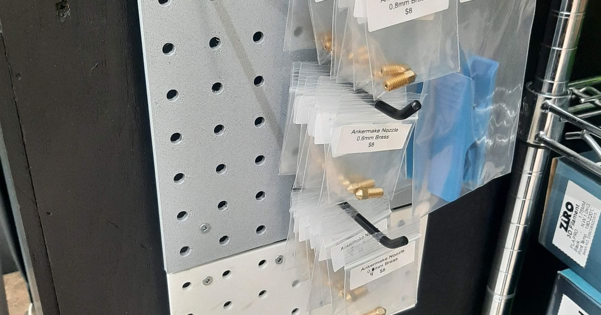 Pegboard by Alberta3D | Download free STL model | Printables.com