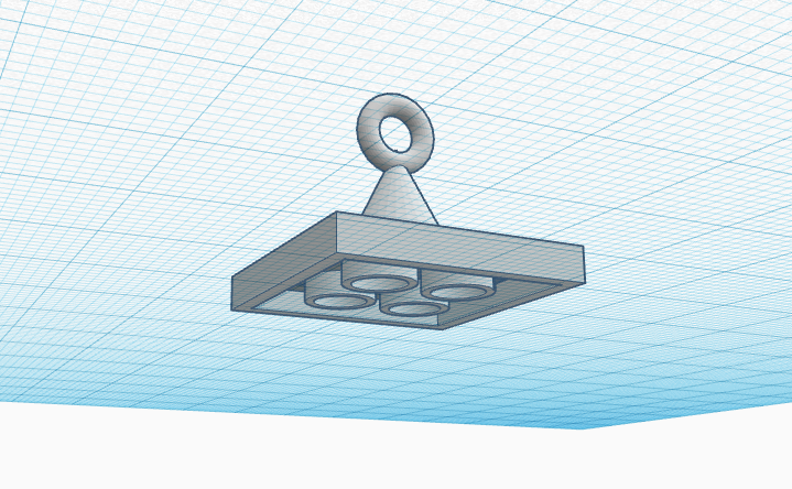 3x3 Lego Keychain by 3D Print Up | Download free STL model | Printables.com