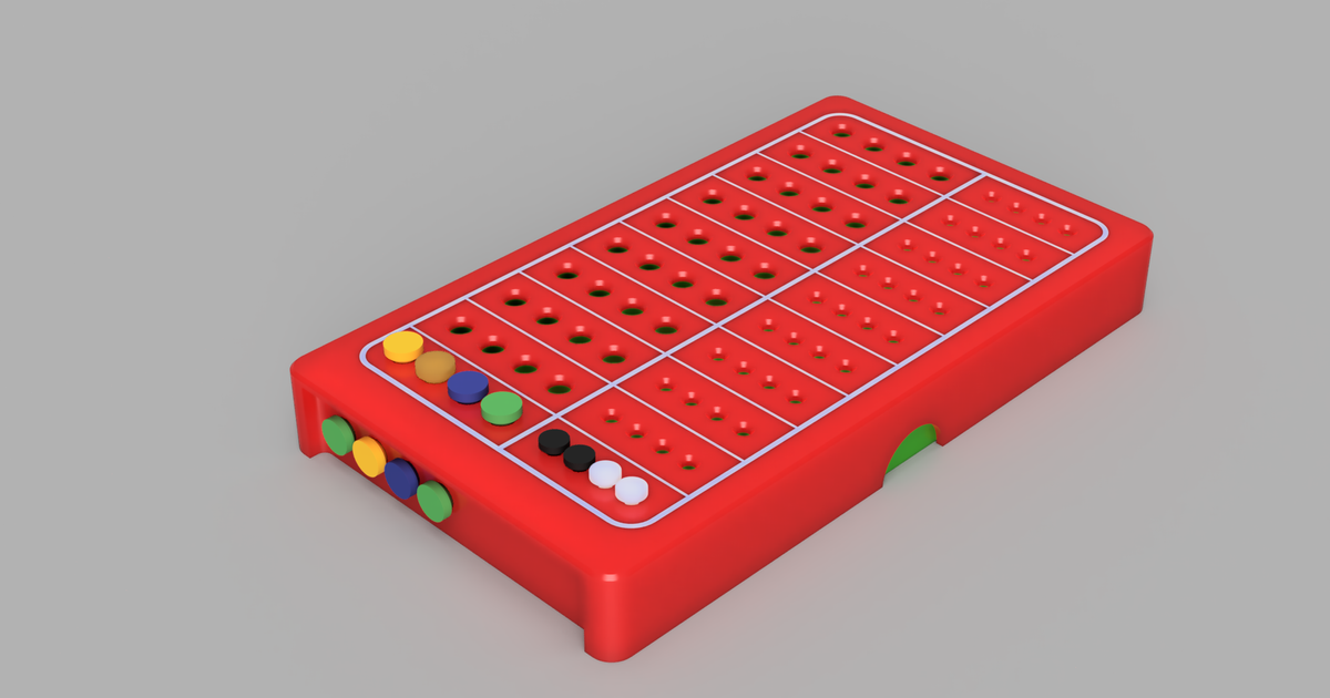 Pocket / Portable Mastermind by Markus | Download free STL model ...