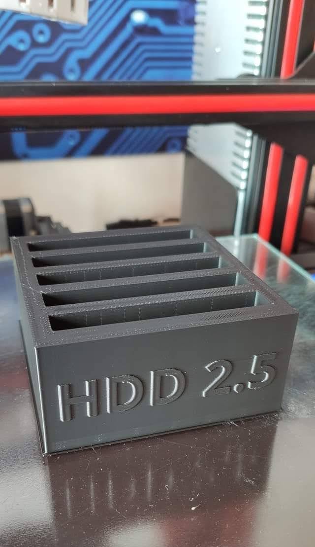 HDD SSD 2.5 holder - 5 places (porta hard disk) by FSMaker | Download ...
