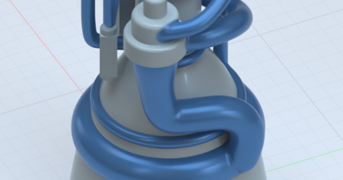 LE-9 Rocket Engine by takeota | Download free STL model | Printables.com