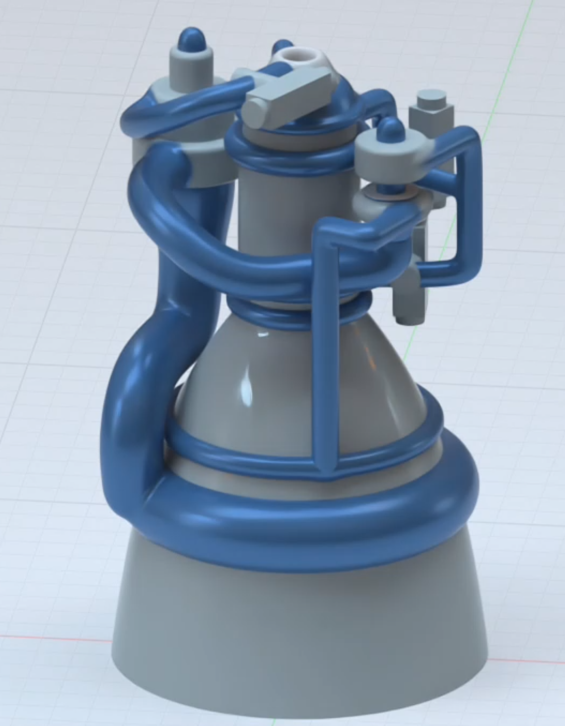 LE-9 Rocket Engine by takeota | Download free STL model | Printables.com