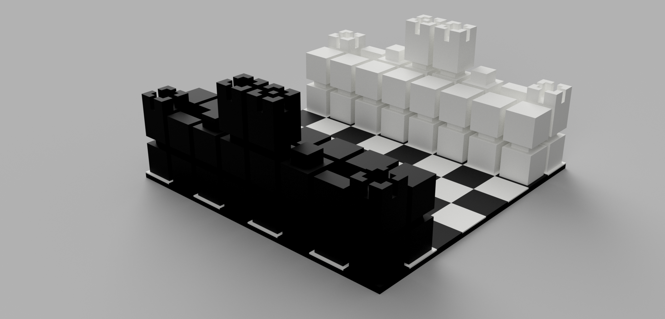 The Big Basic Chess Set by Print By Bear | Download free STL model ...