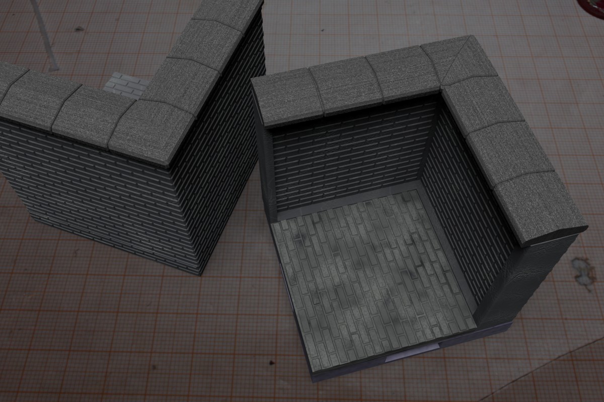 Openforge 2.0 Modern Brick EDGE Wall Base Floor Top by Magig_I3Prusa ...