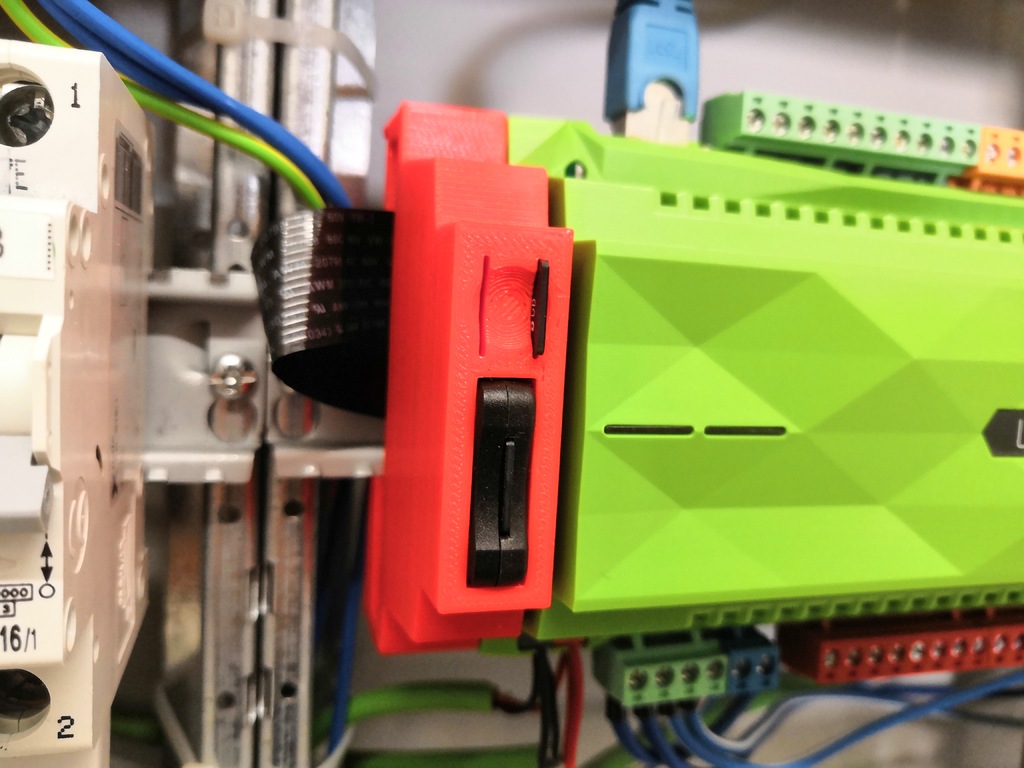 Loxone MicroSD Extender DIN by TimElectric | Download free STL model ...