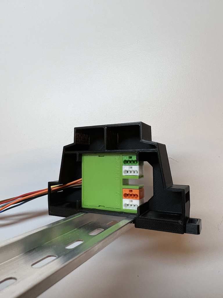 Loxone Nano DI Tree Rail Mount by TimElectric | Download free STL model ...