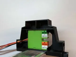 Loxone Nano DI Tree Rail Mount by TimElectric | Download free STL model ...