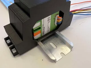 Loxone Nano DI Tree Rail Mount by TimElectric | Download free STL model ...