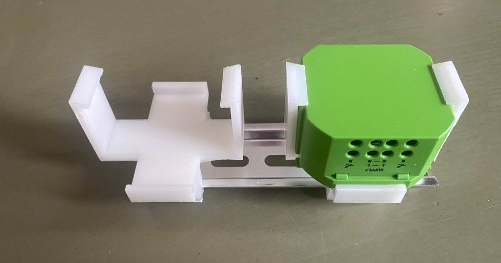 Loxone Nano Din Rail Mount by TimElectric | Download free STL model ...