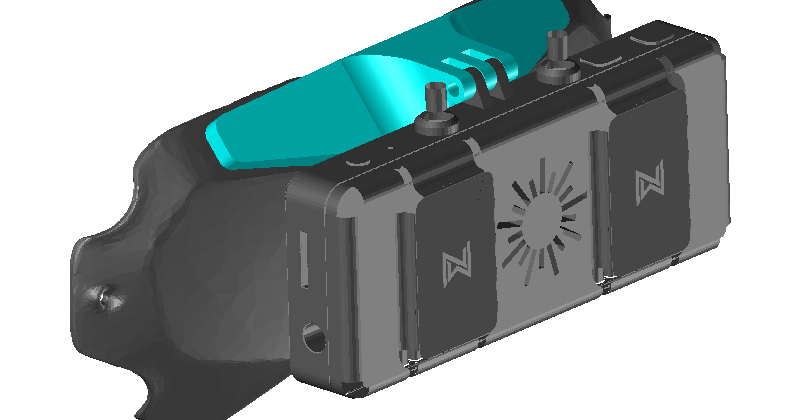 Support VRX Walksnail On DJI V1/V2 by Phen X Frame | Download free STL ...