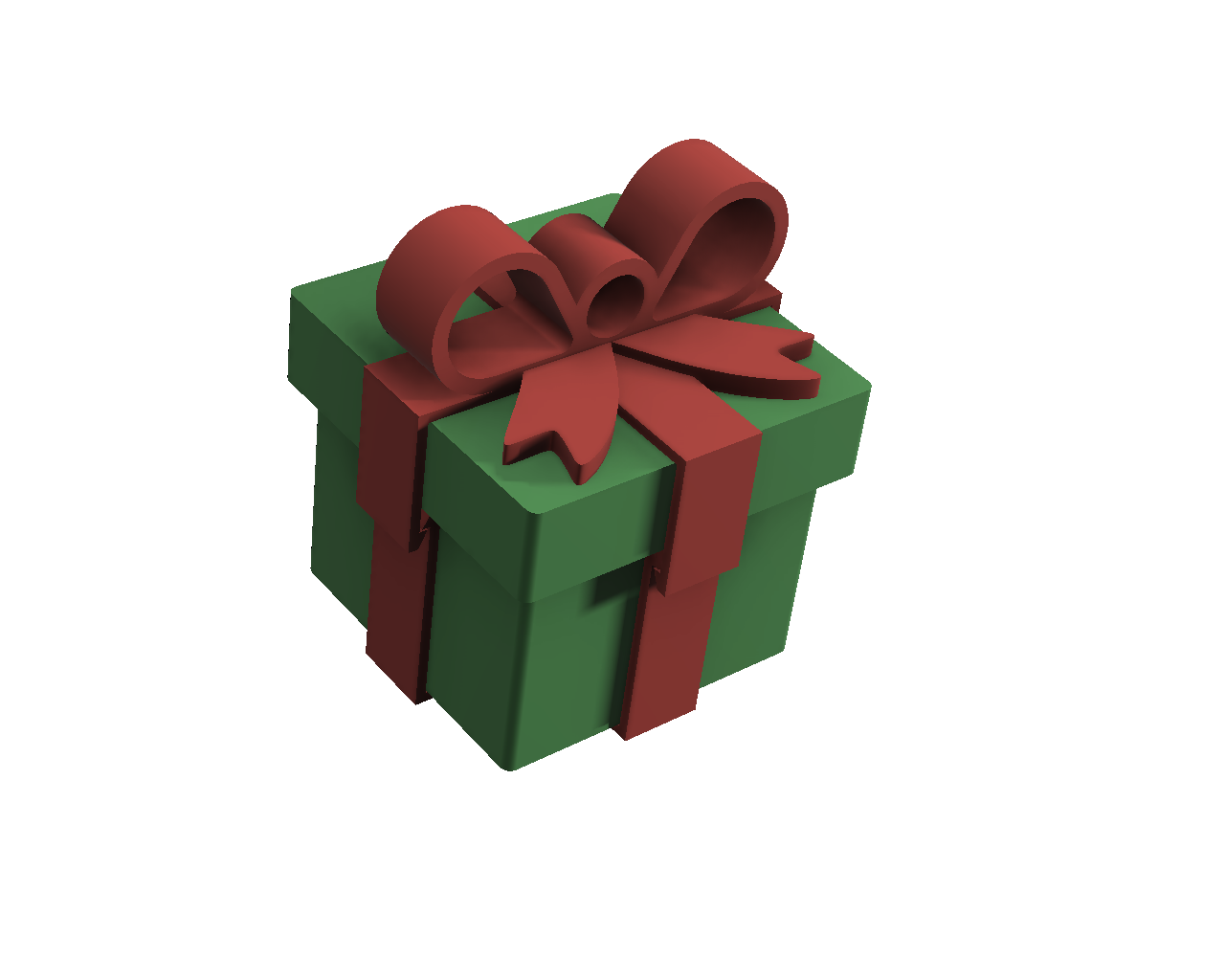 Gift Box Ornament by Hako85 | Download free STL model | Printables.com