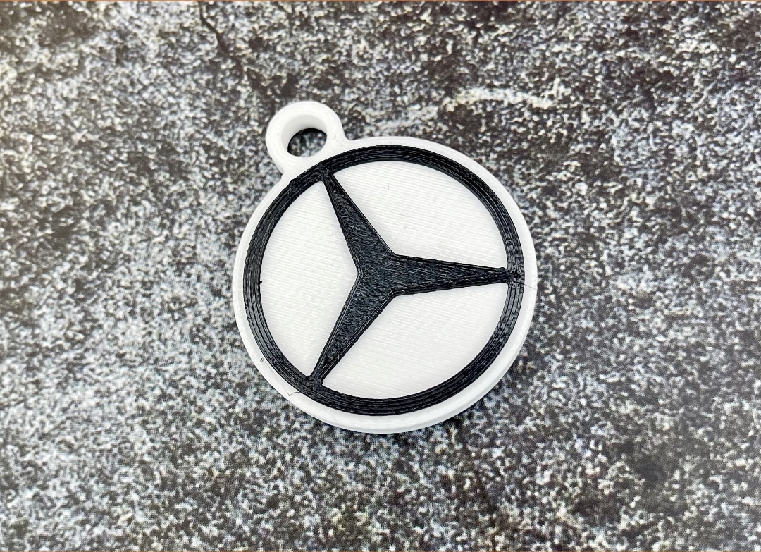 Mercedes Benz Keychain by MrViddy | Download free STL model ...