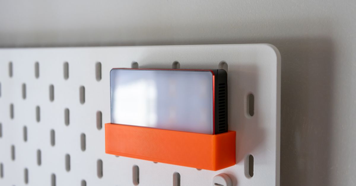 Aputure MC Light Holder for IKEA Skadis by Grungus | Download free STL ...