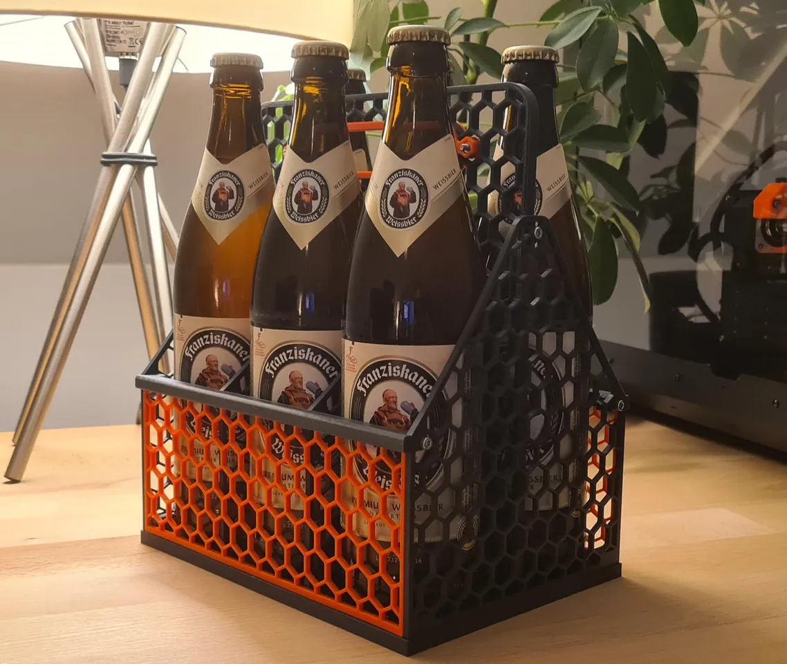 Hexagon Crate (6x 0.5L) by Eddy The Wizard | Download free STL model ...