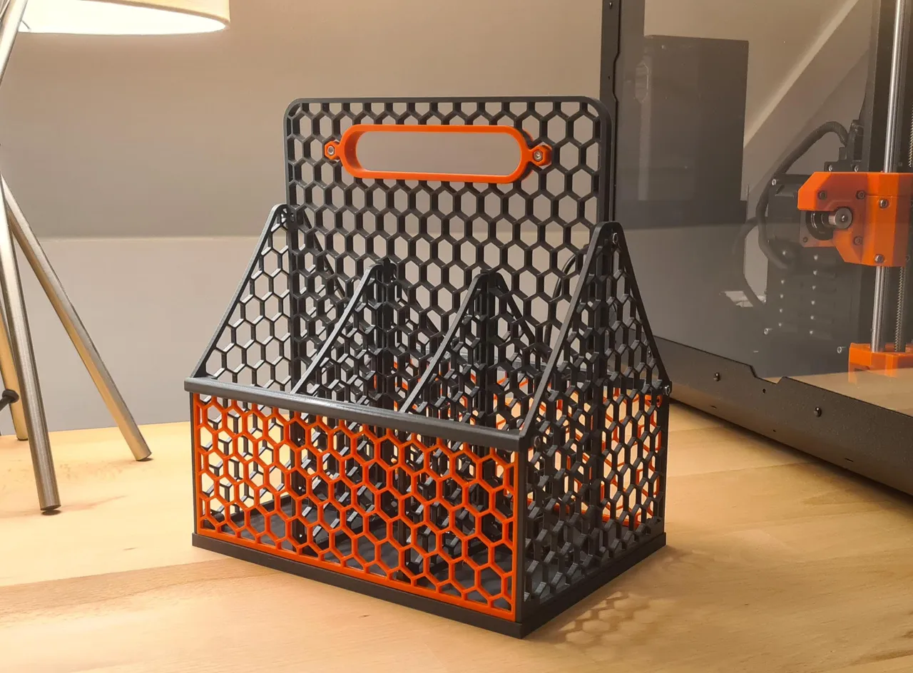 Hexagon Crate (6x 0.5L) by Eddy The Wizard | Download free STL model ...