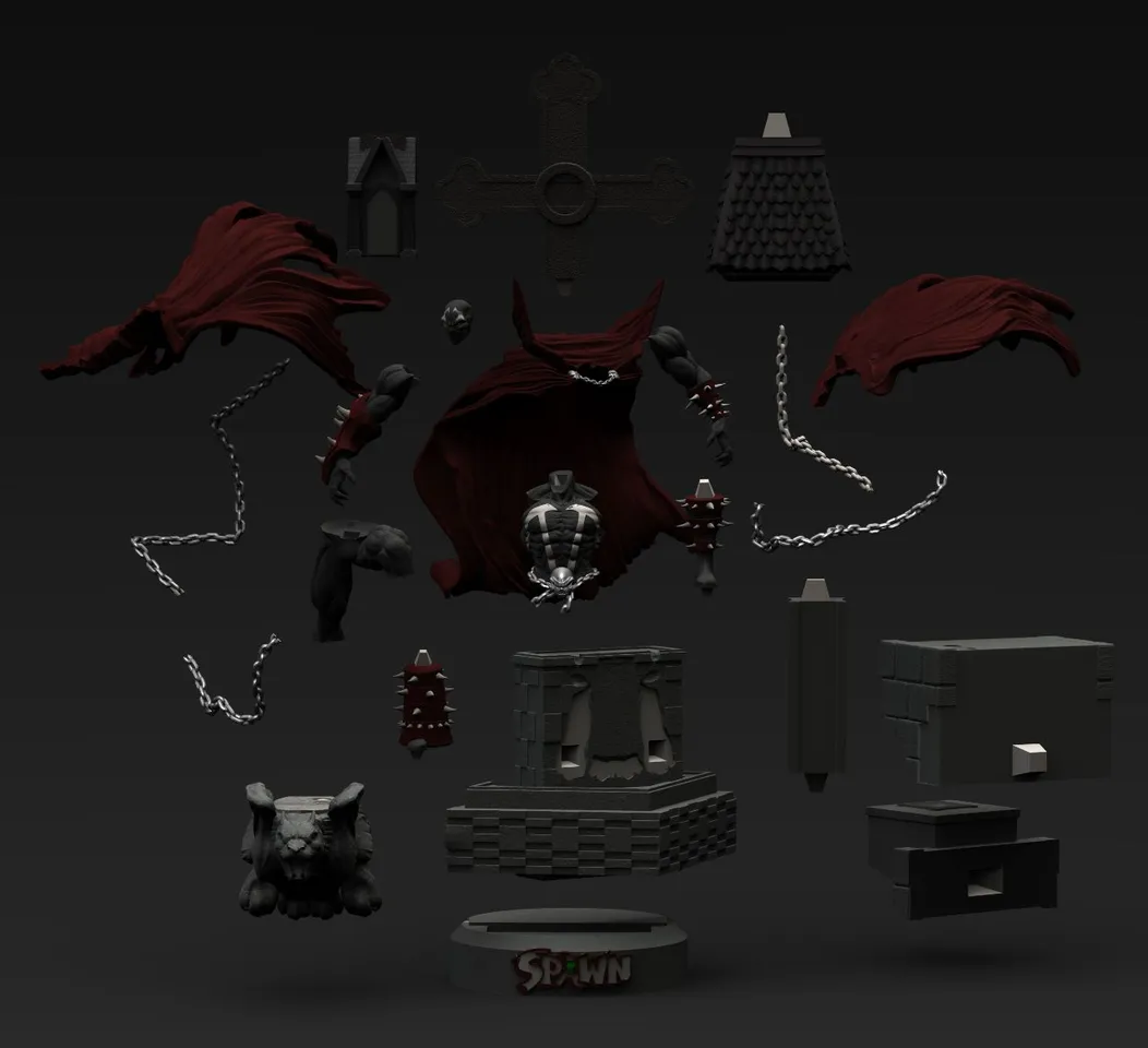 Spawn Gargoyle (Part of the Batman diorama) fanart from the comics by ...