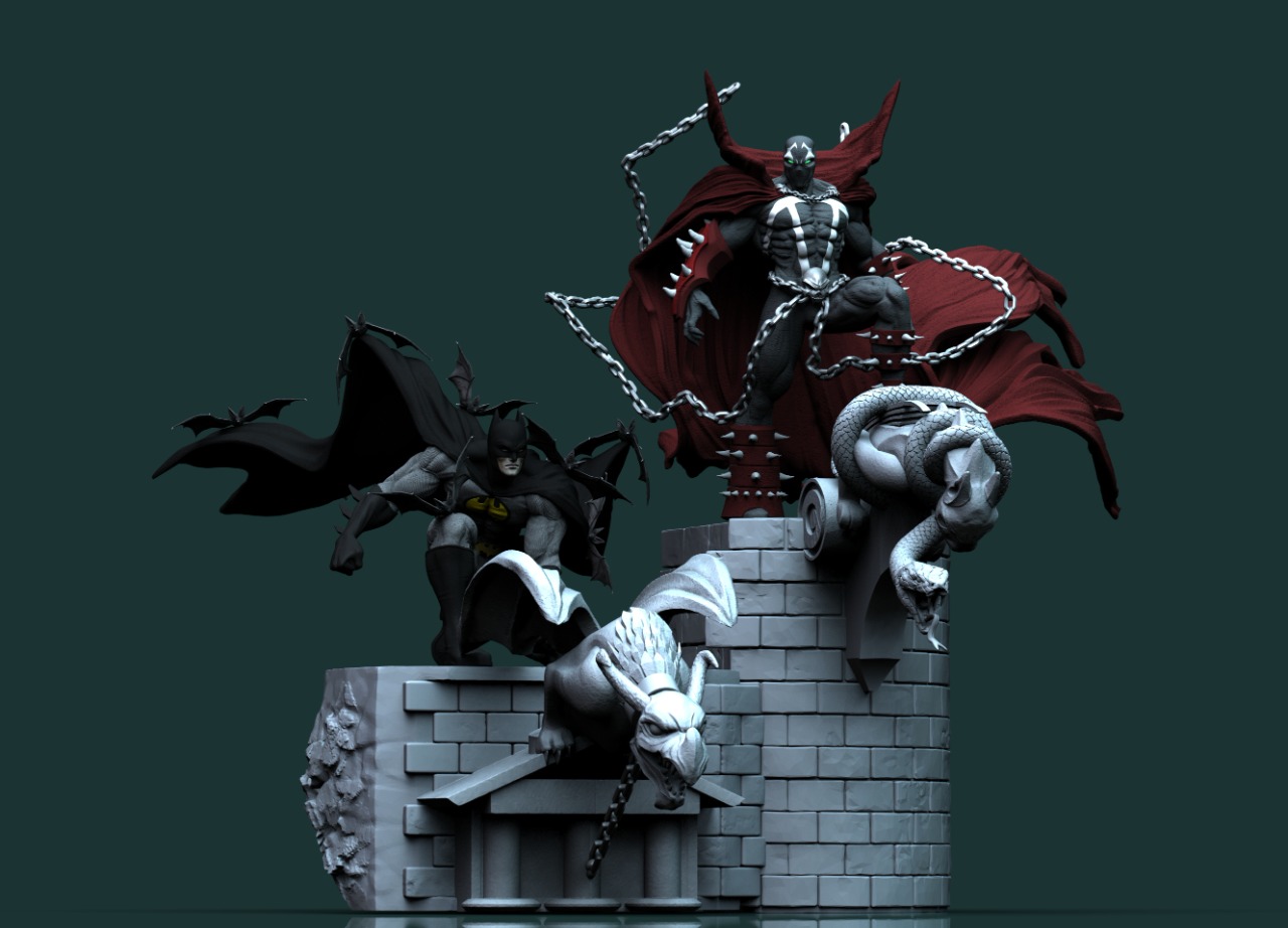 Spawn Gargoyle (Part of the Batman diorama) fanart from the comics by ...