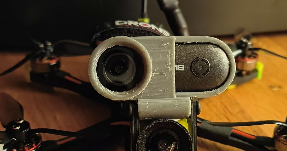 Mount RUNCAM Thumb pour JENO3 by Tamm'C | Download free STL model ...