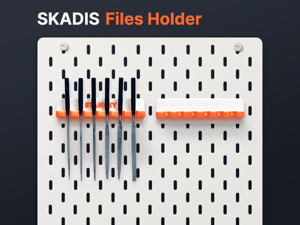 IKEA SKADIS Files Holder por s7emar | Descargar modelo STL gratuito | Printables.com