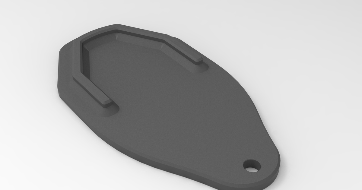 Kick Stand Pad / Plate no logo by Ken226 | Download free STL model ...