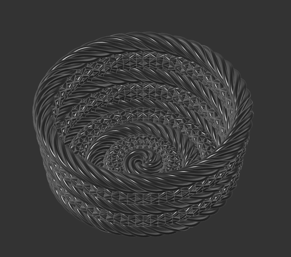 Rope Bowl (Redesigned for 3D Printing) by tbkMAKER | Download free STL ...