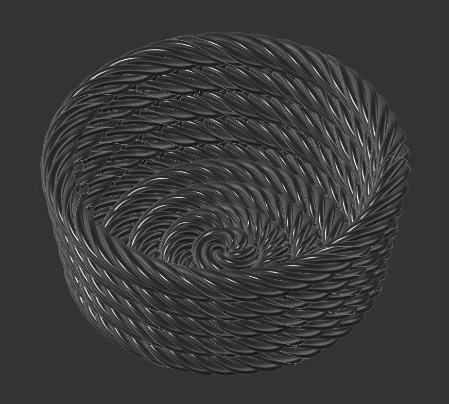 Rope Bowl (Redesigned for 3D Printing) by tbkMAKER | Download free STL ...