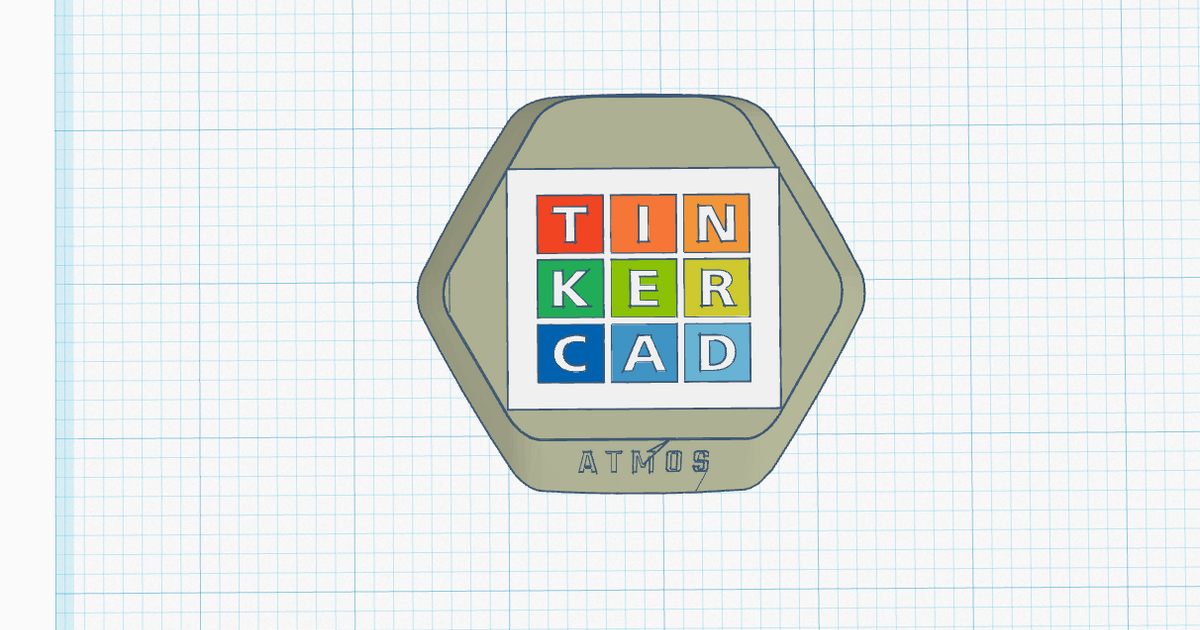 Tinkercad Logo for Atmos Liquid Cooler by eggyprints | Download free ...