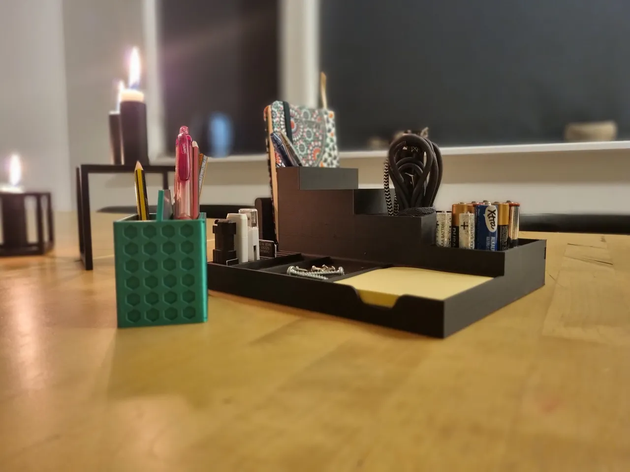 Desk organizer by Sophus Banke | Download free STL model | Printables.com