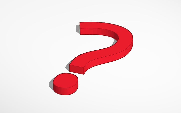 Question Mark question mark by Best_codes | Download free STL model ...