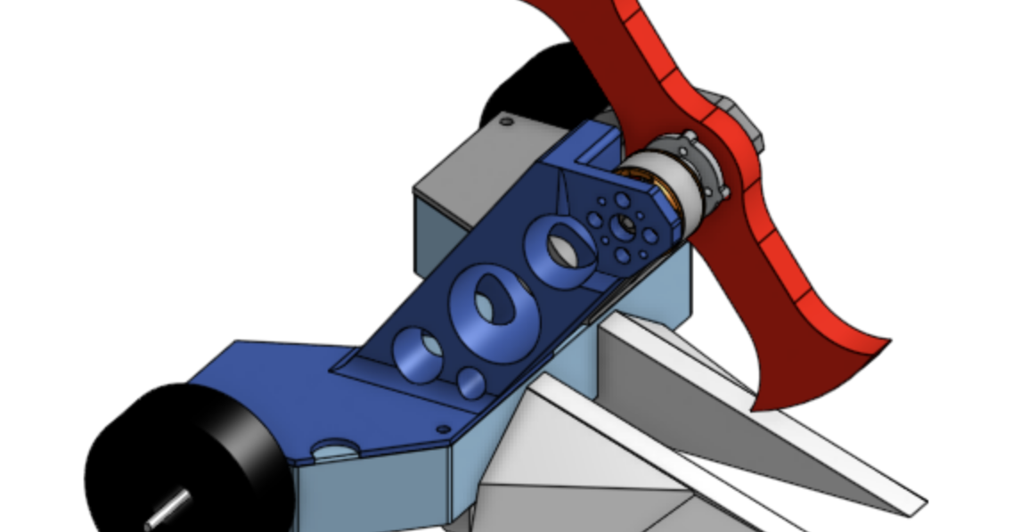 Ghost V1: 3d printed antweight robot by peyton harrell | Download free ...