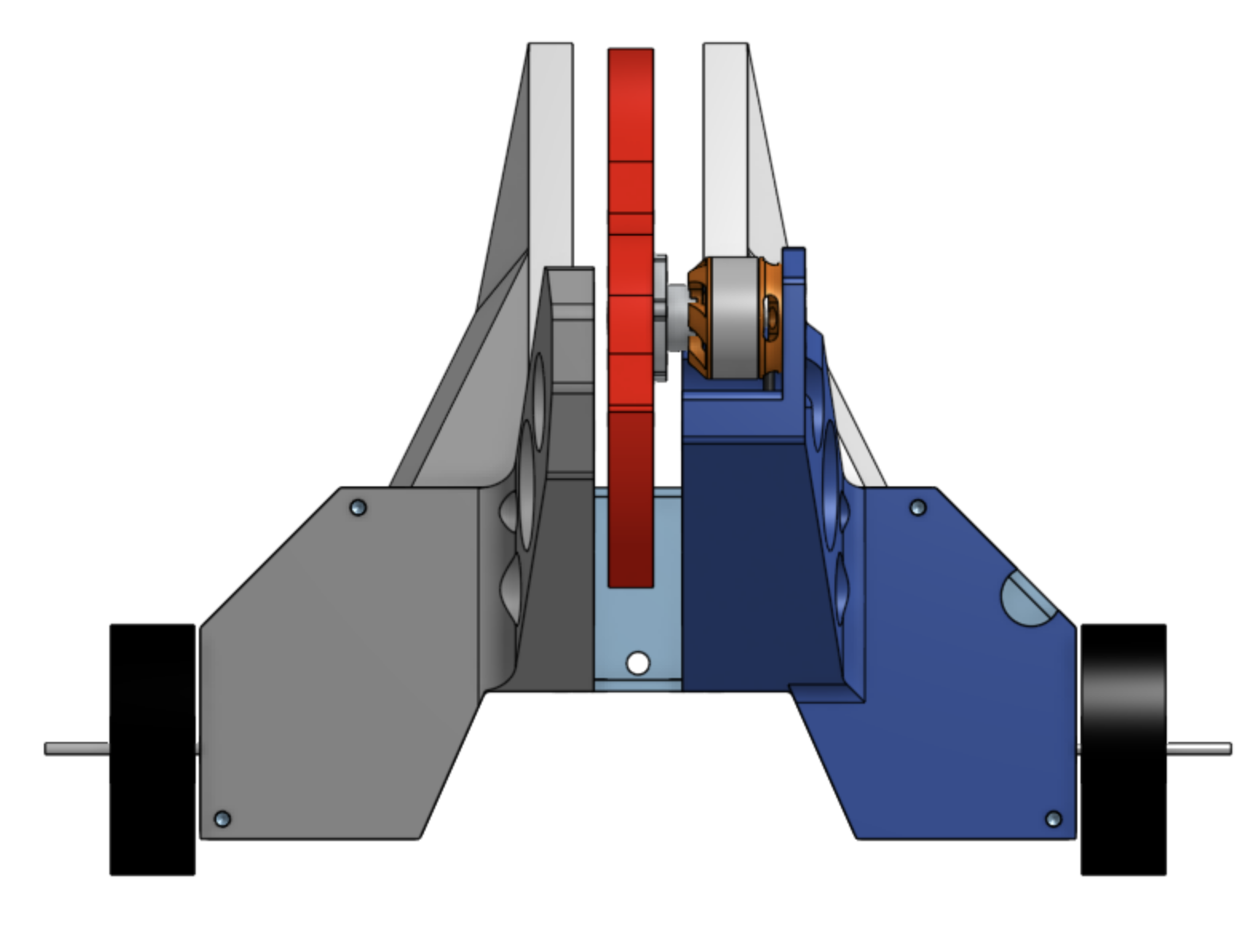 Ghost V1: 3d printed antweight robot by peyton harrell | Download free ...