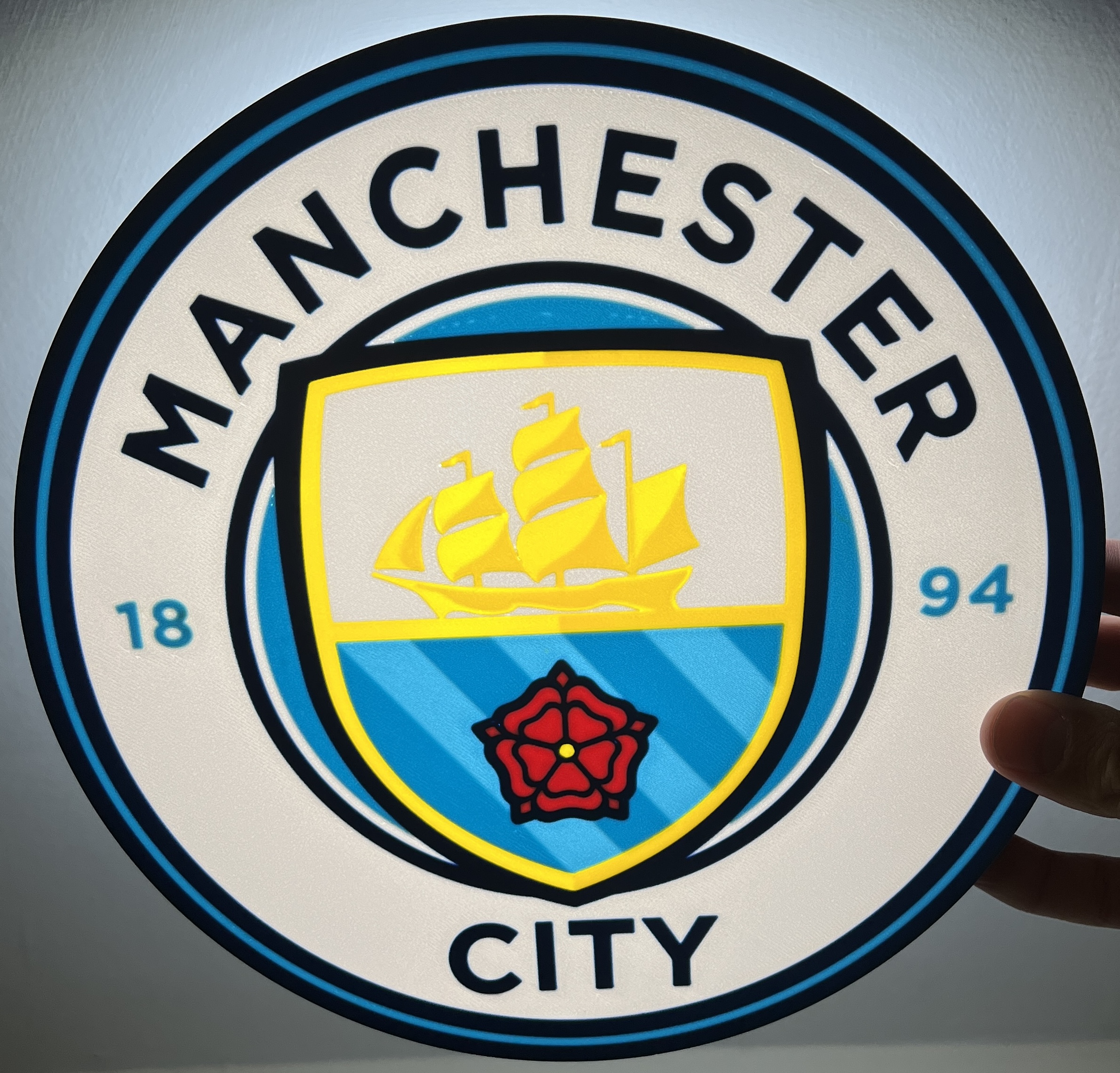 Manchester City Football Club Light Box by Wetts | Download free STL ...