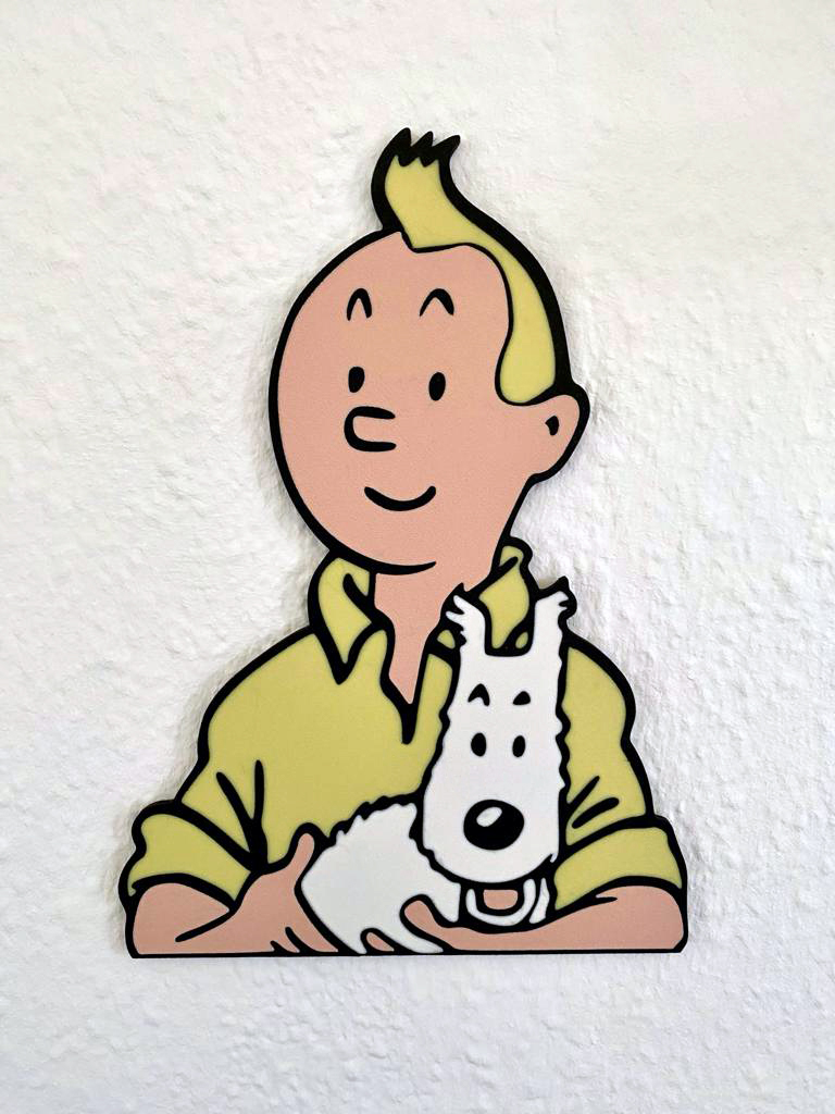 Tintín y Milú. by Deadius | Download free STL model | Printables.com