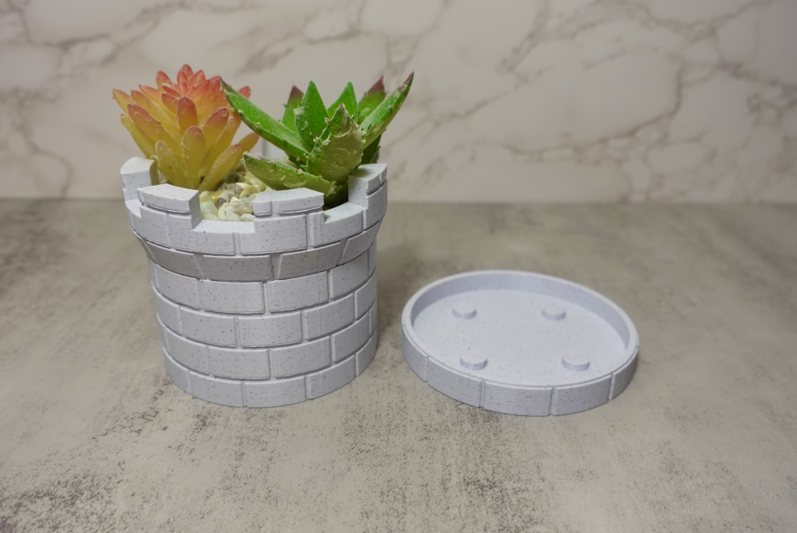 Castle Planter Pot von MysticMesh3D | Kostenloses STL-Modell ...