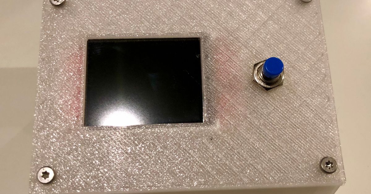 Esp32 & Screen DIY Box w/button / Caja con boton y pantalla para Esp32 by FerelArg | Download ...