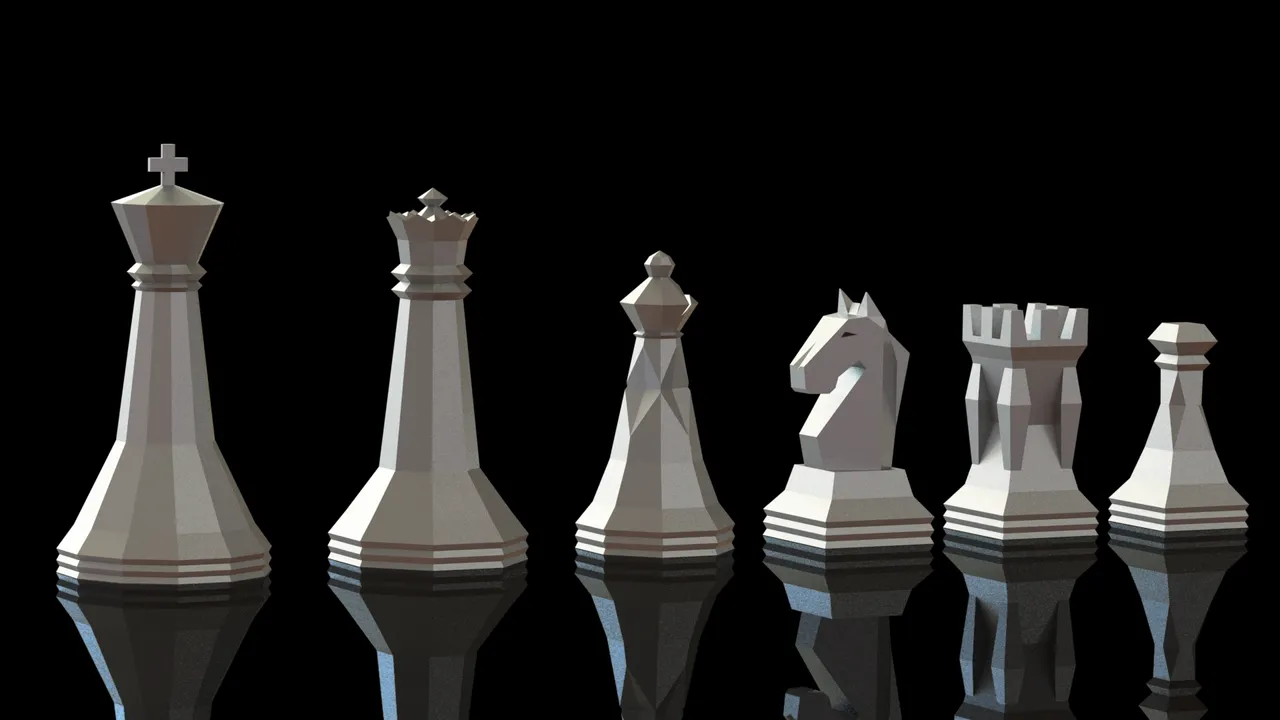 Chess Set Model 02 v01 by Duncan Dimech | Download free STL model ...