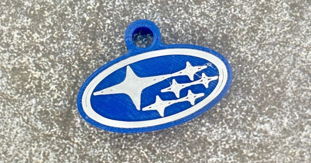 Subaru Keychain by MrViddy | Download free STL model | Printables.com