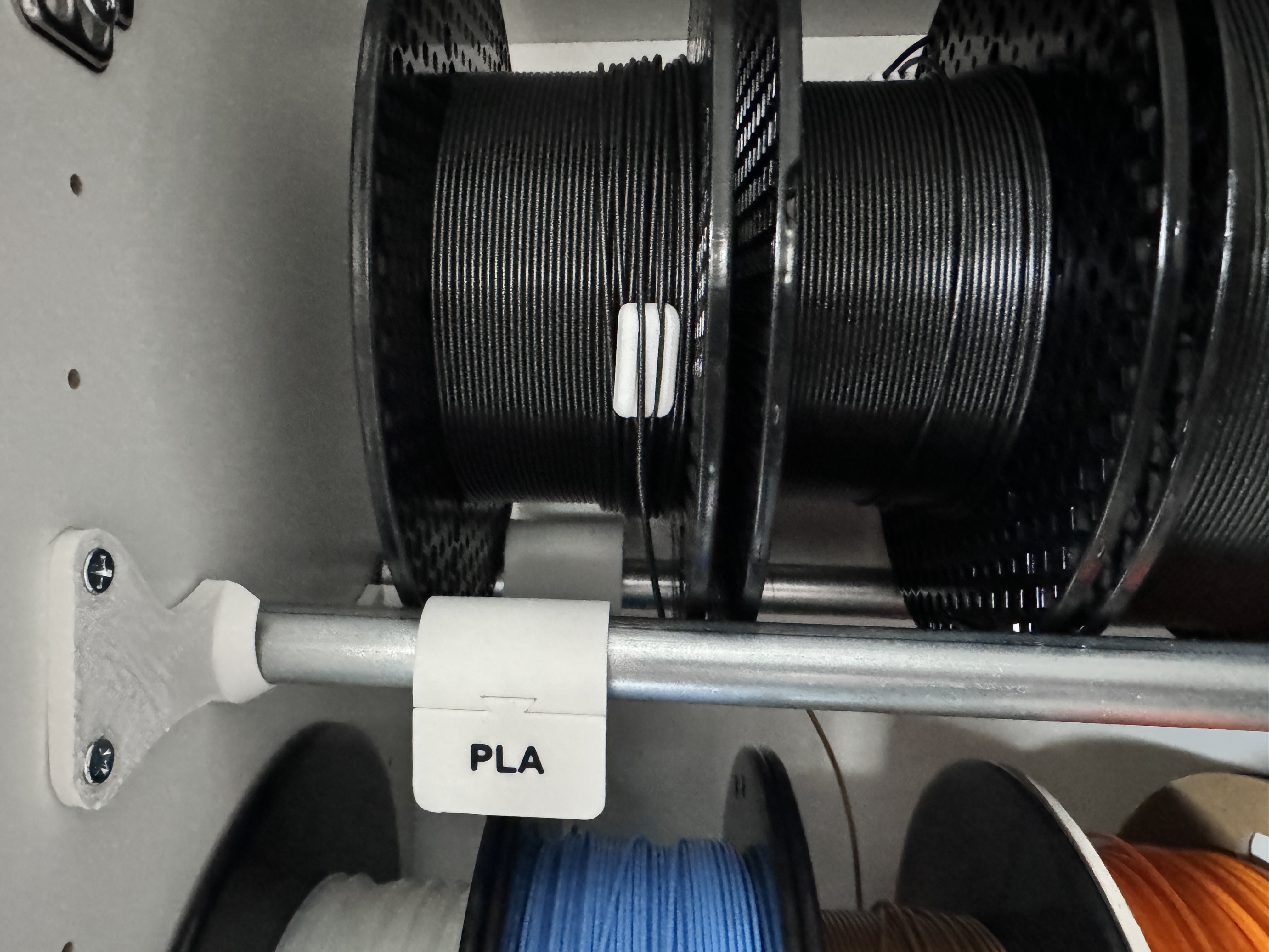 Filament Labels for IKEA Billy Spool Holder System by fuchsr | Download ...