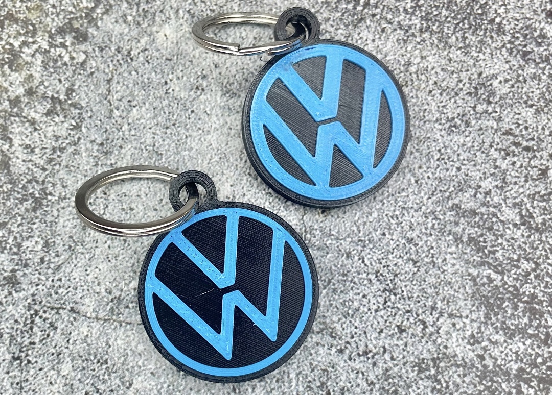 Volkswagen Keychain by MrViddy | Download free STL model | Printables.com