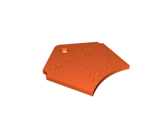 FSAE / FSG radius template by fuseprods | Download free STL model ...