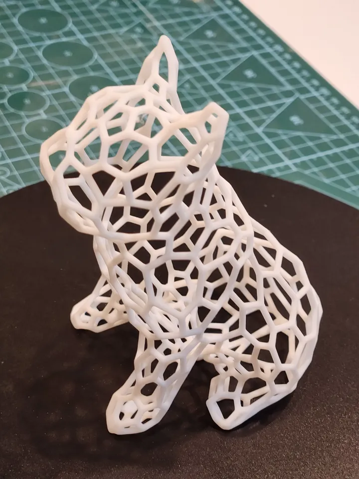 Frenchie Voronoi by RichyBokz | Download free STL model | Printables.com