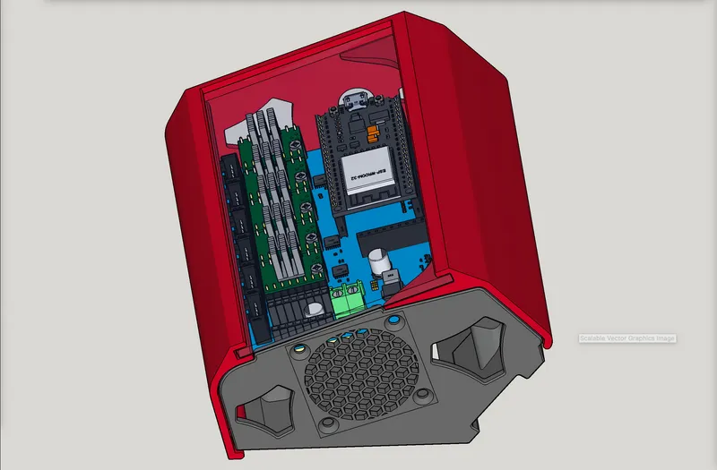 LowRider v3 Jackpot CNC Controller Board case with 25mm added room, and ...