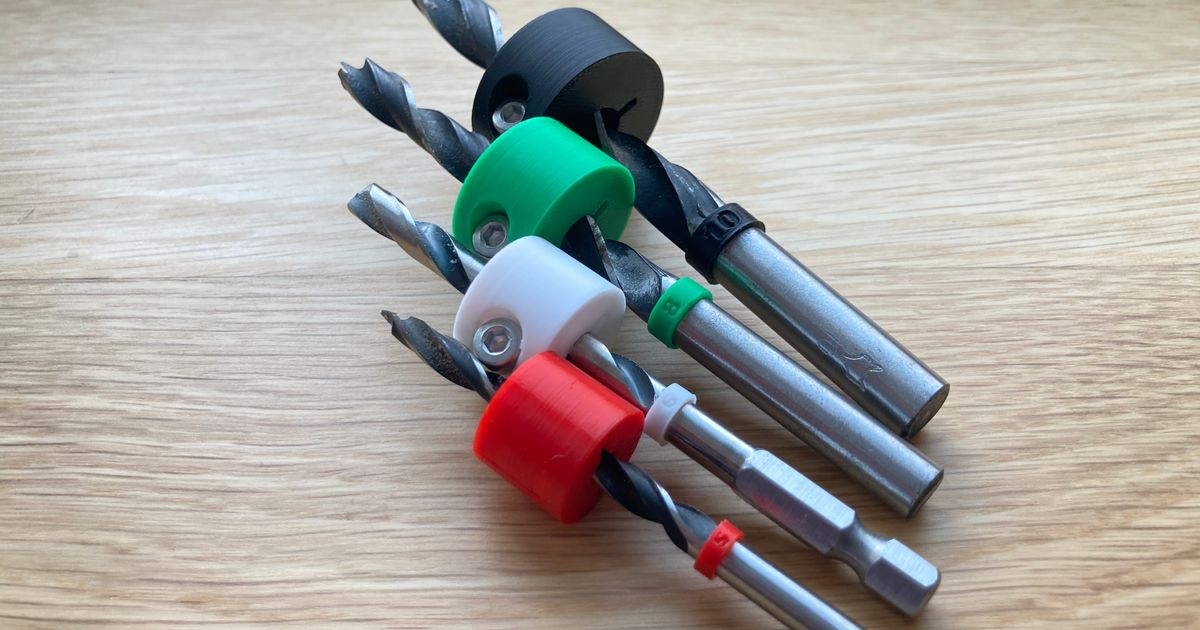 Color code rings for depth stops by HarryFu | Download free STL model ...