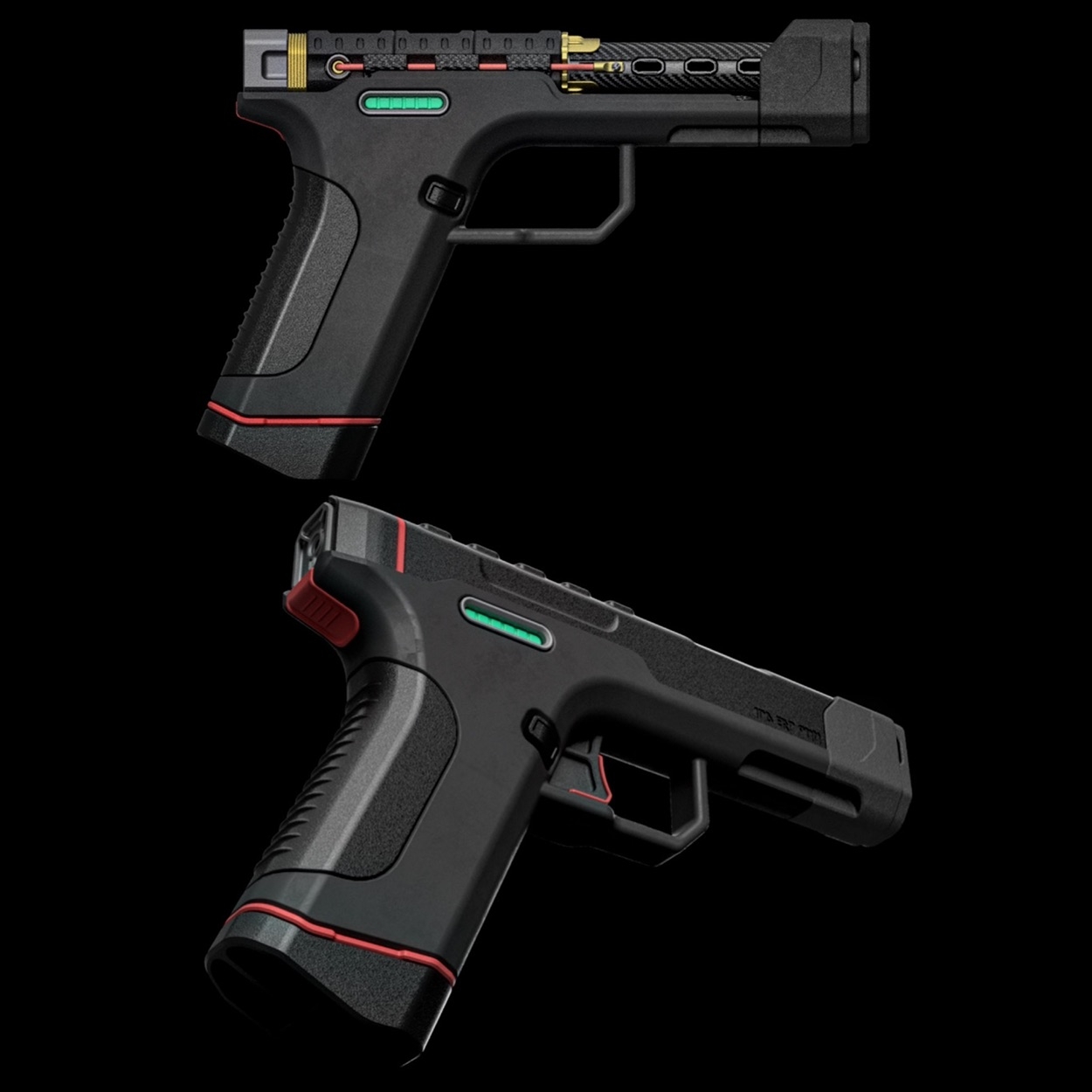 3DWORKBENCH Rail Pistol by 3dworkbench | Download free STL model ...