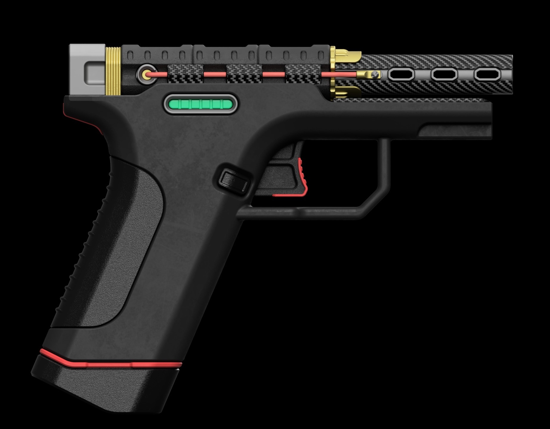 3DWORKBENCH Rail Pistol by 3dworkbench | Download free STL model ...