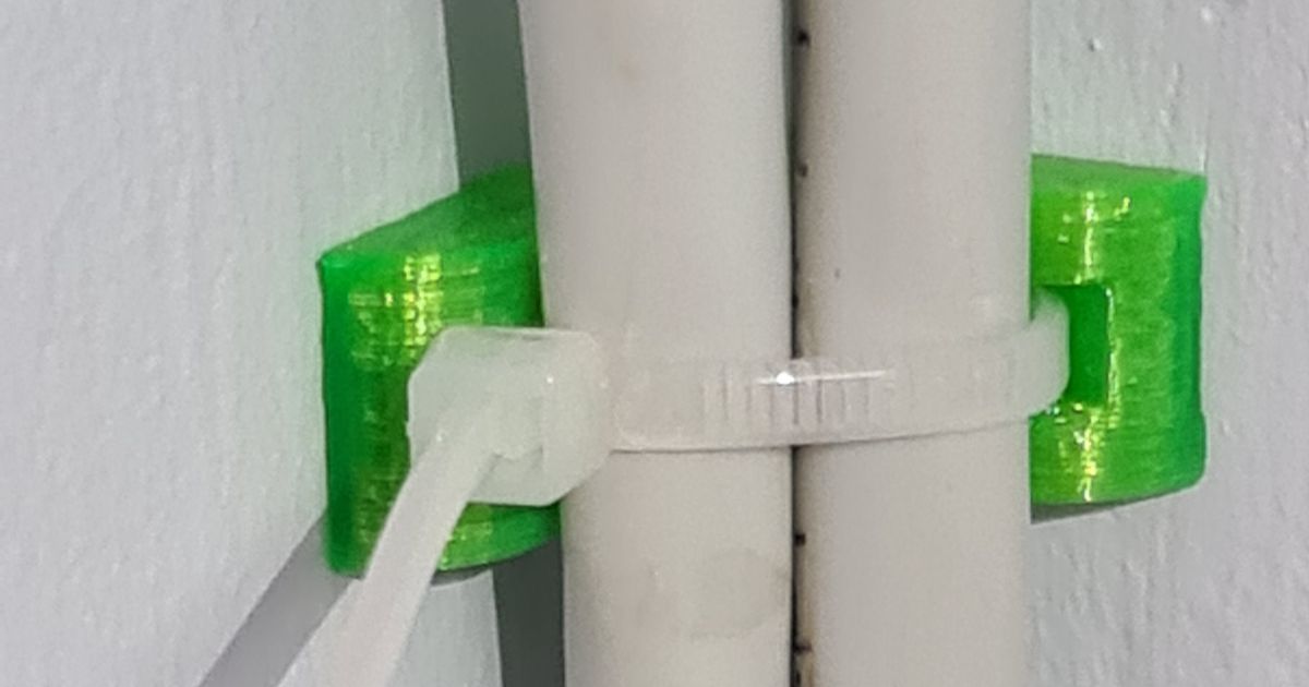 Corner Cable Wall Clip by xtremecool | Download free STL model ...