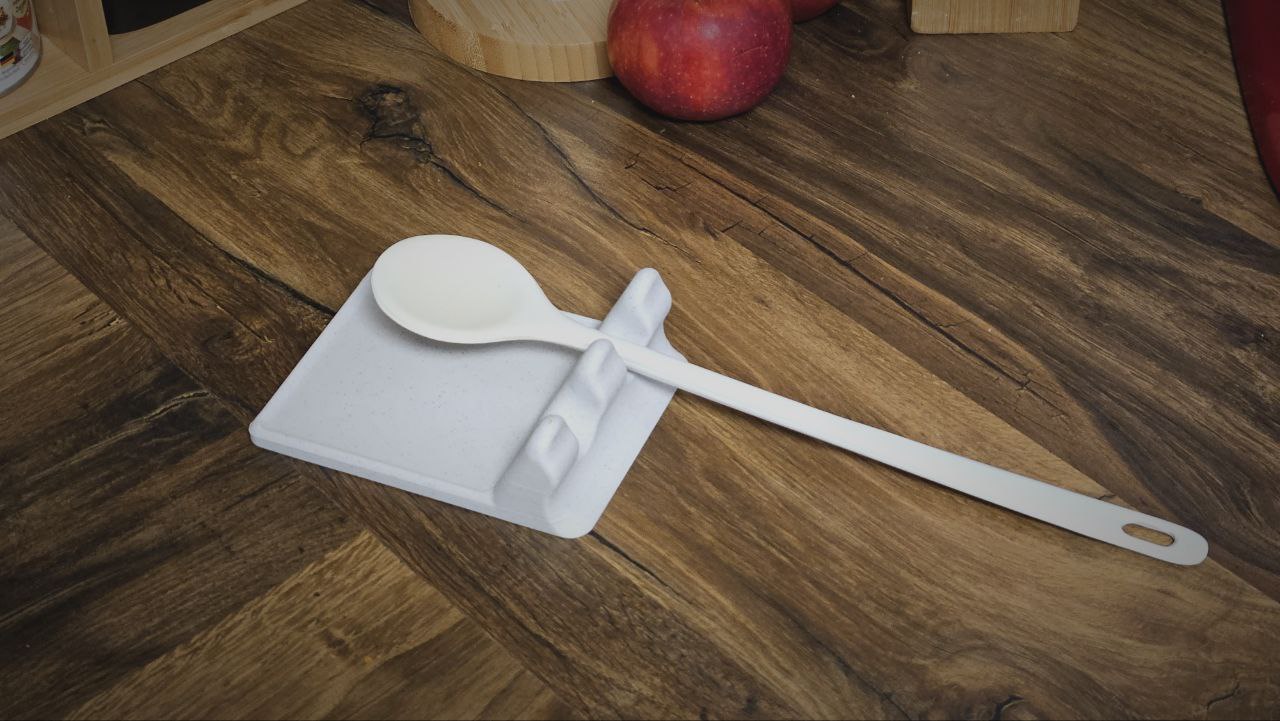 Rounded Kitchen Spoon Rest by vhart | Download free STL model ...